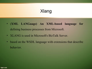 XLANG | PPT