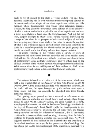 The Aesthetic Dimension Of Visual Culture Ondrej Dadejik And Jakub ...