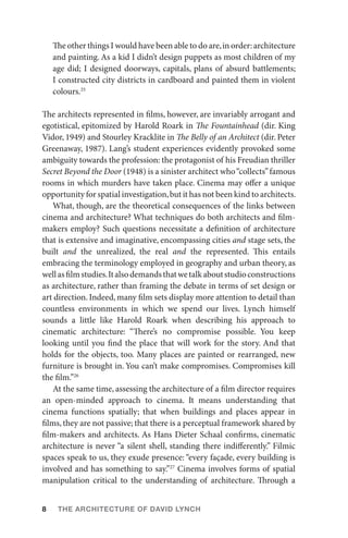 The Architecture Of David Lynch Richard Martin | PDF