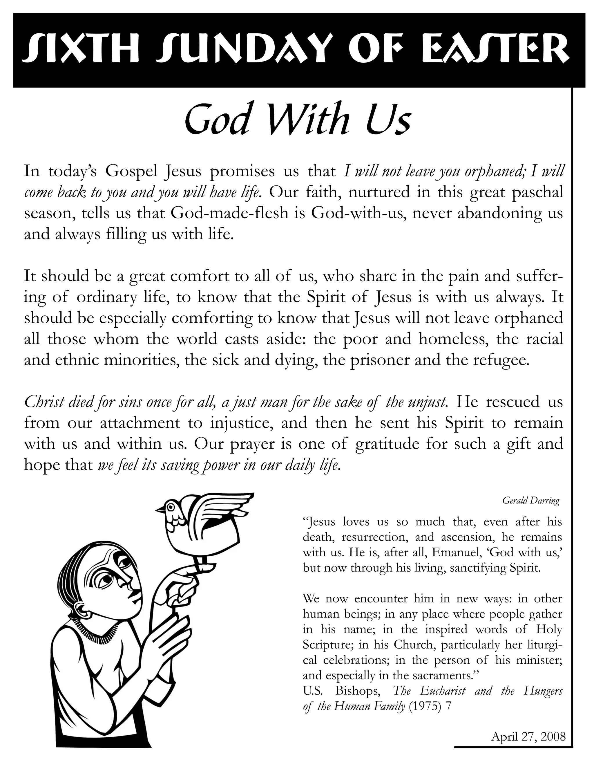 6th Sunday of Easter Insert | PDF