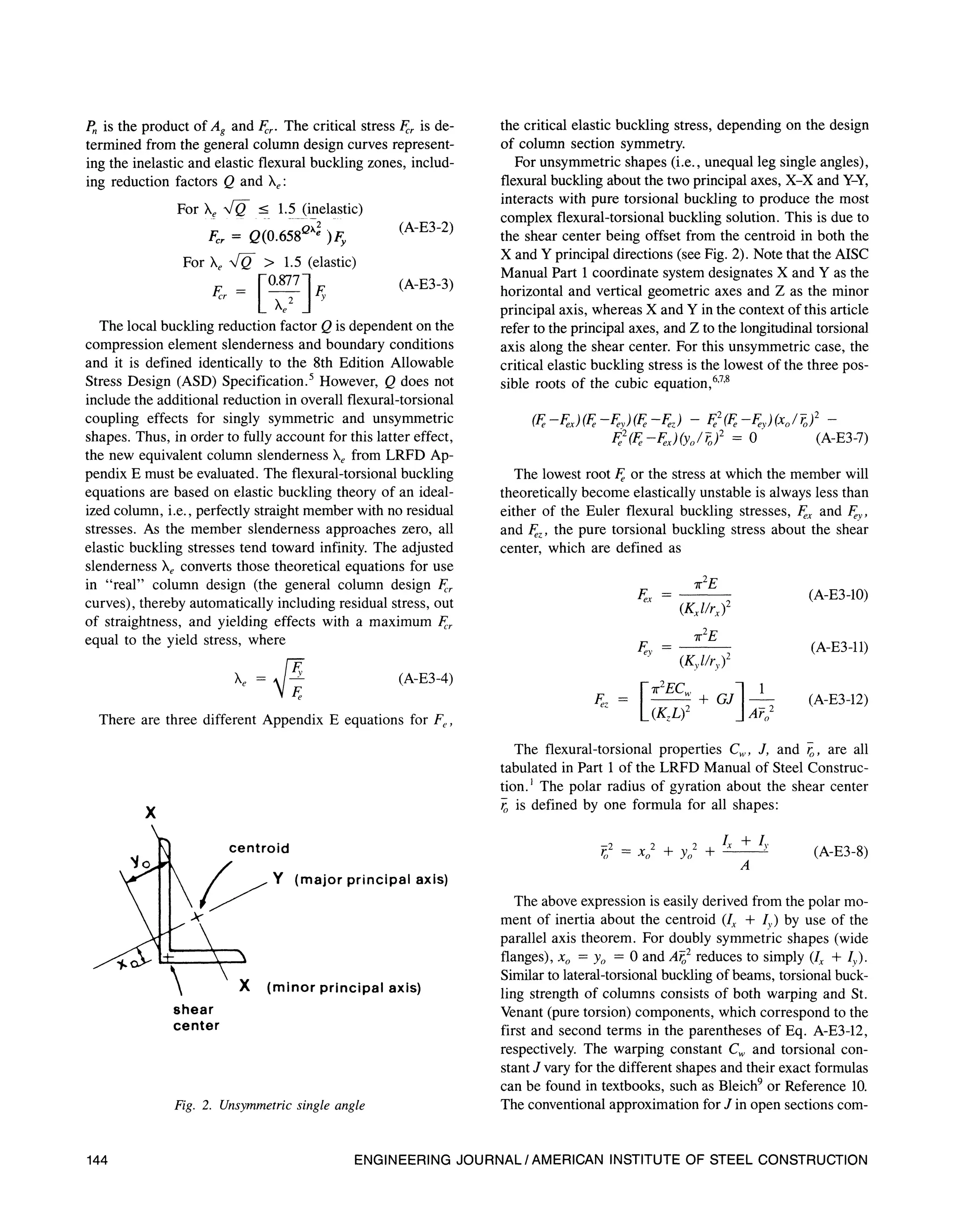 Flexural-torsional buckling and its implications for steel compression member design.pdf