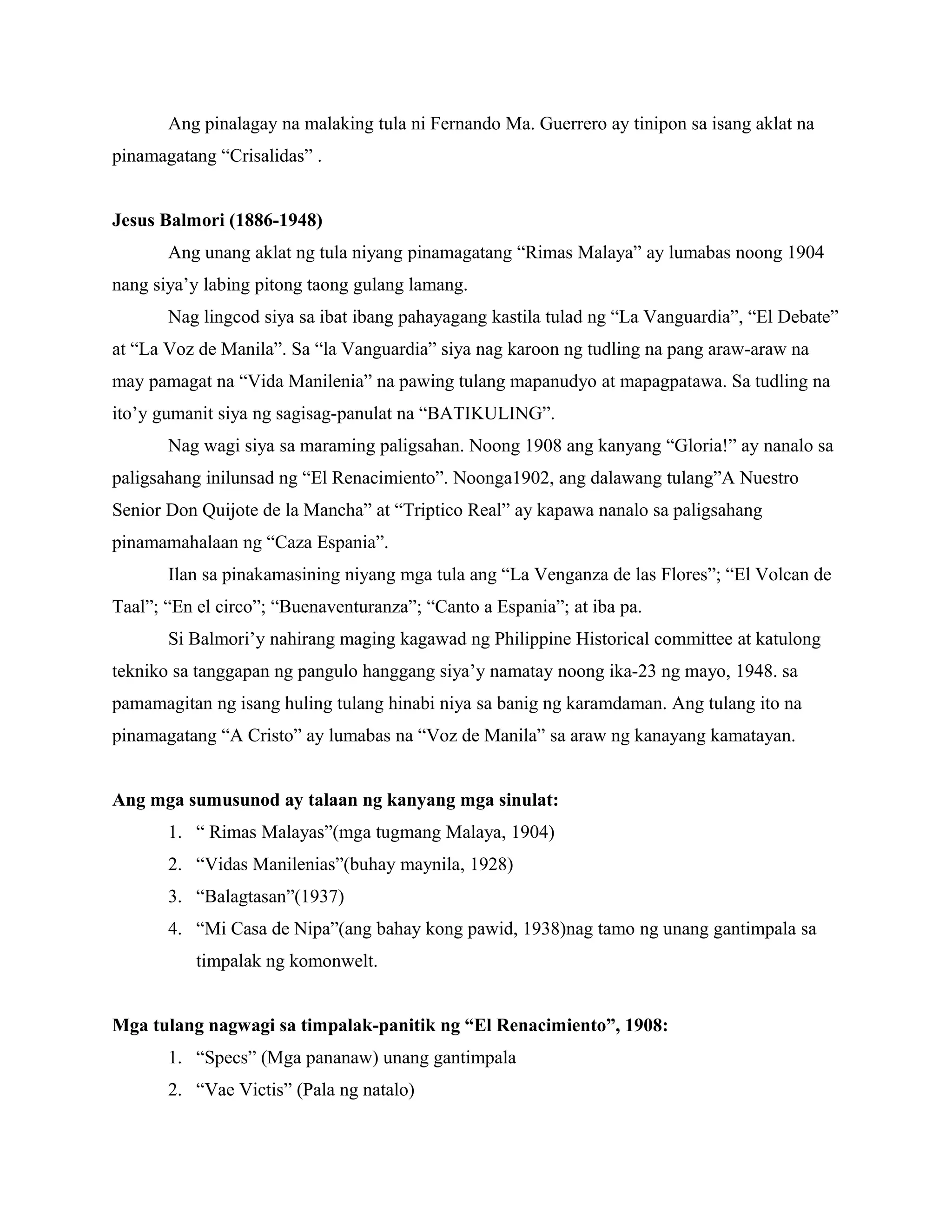 Panahon Bago Dumating Ang Kastila | DOC