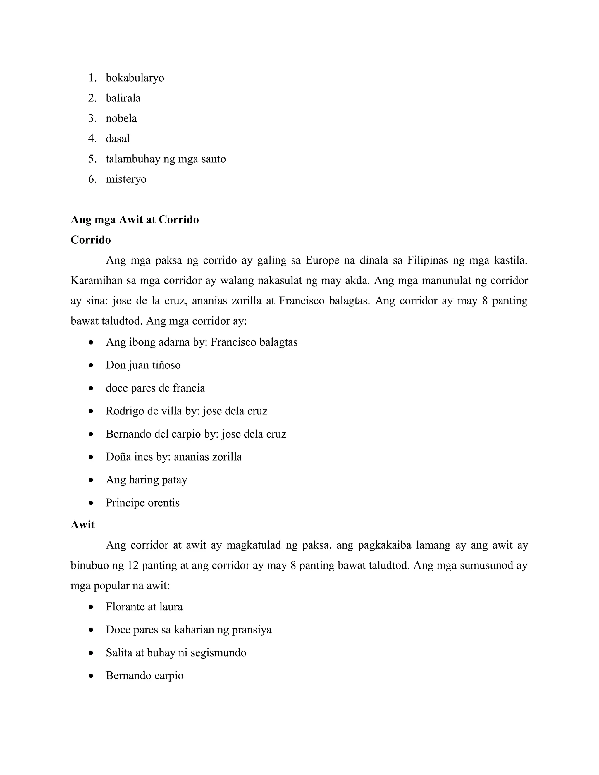 Panahon Bago Dumating Ang Kastila | DOC