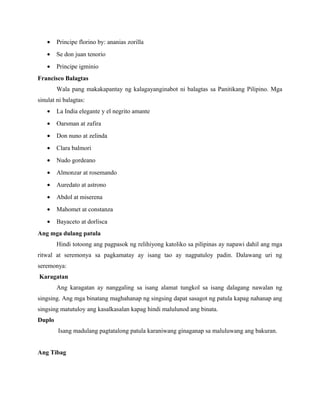 Panahon Bago Dumating Ang Kastila | DOC