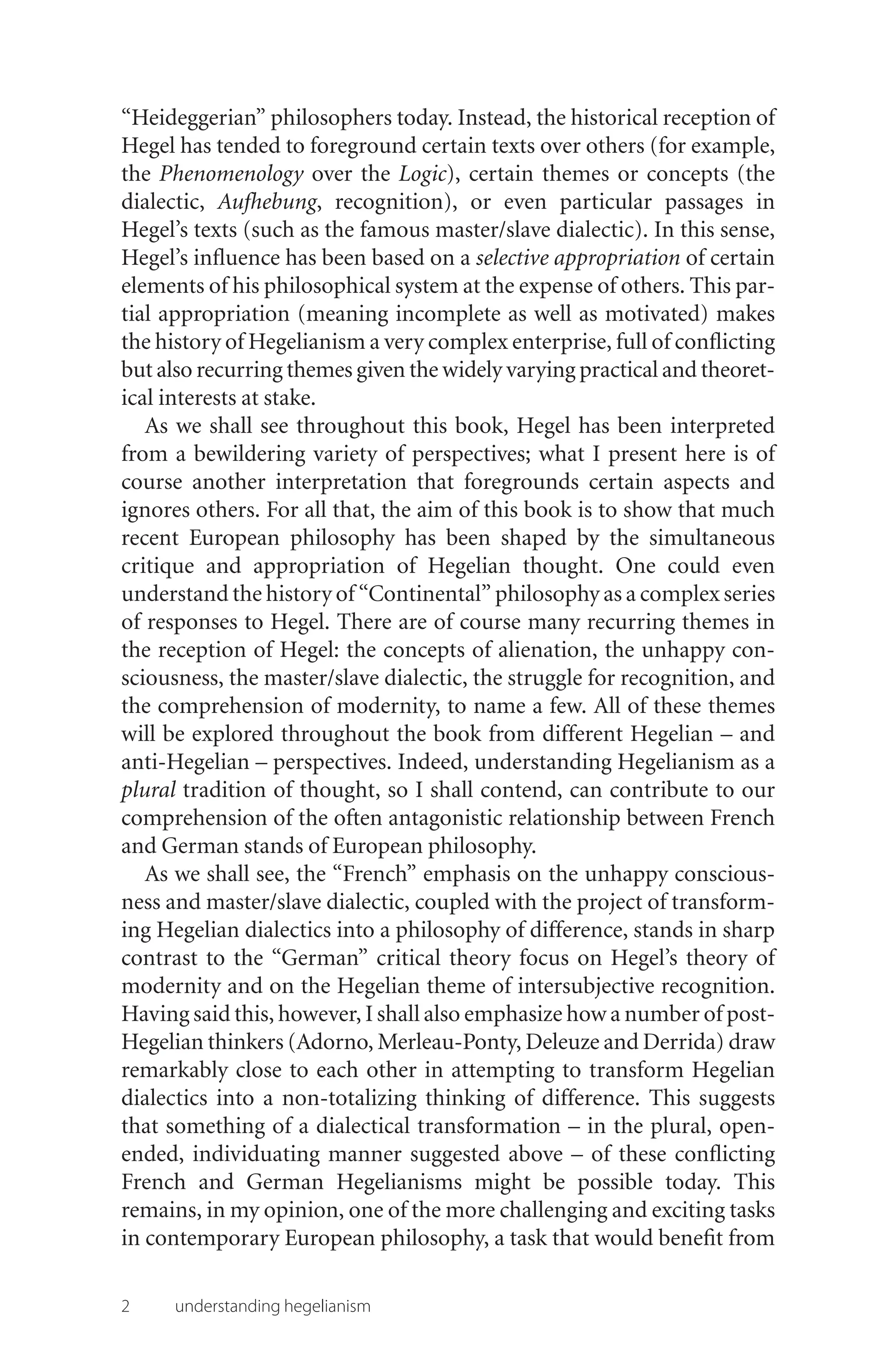 Understanding Hegelianism Robert Sinnerbrink | PDF