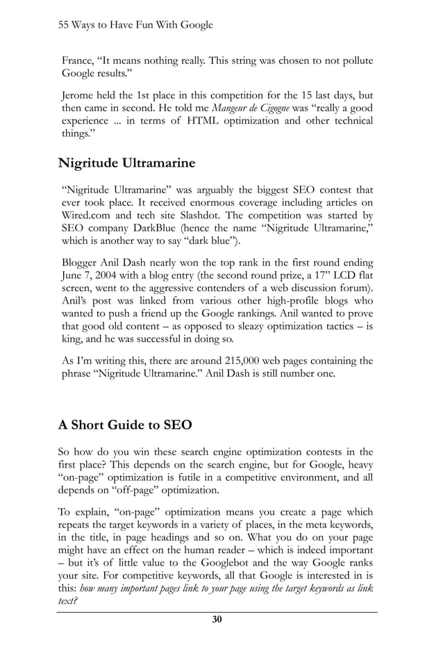 55 Ways To Have Fun With Google | PDF