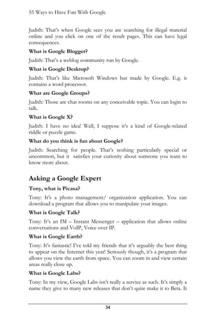 55 Ways To Have Fun With Google | PDF