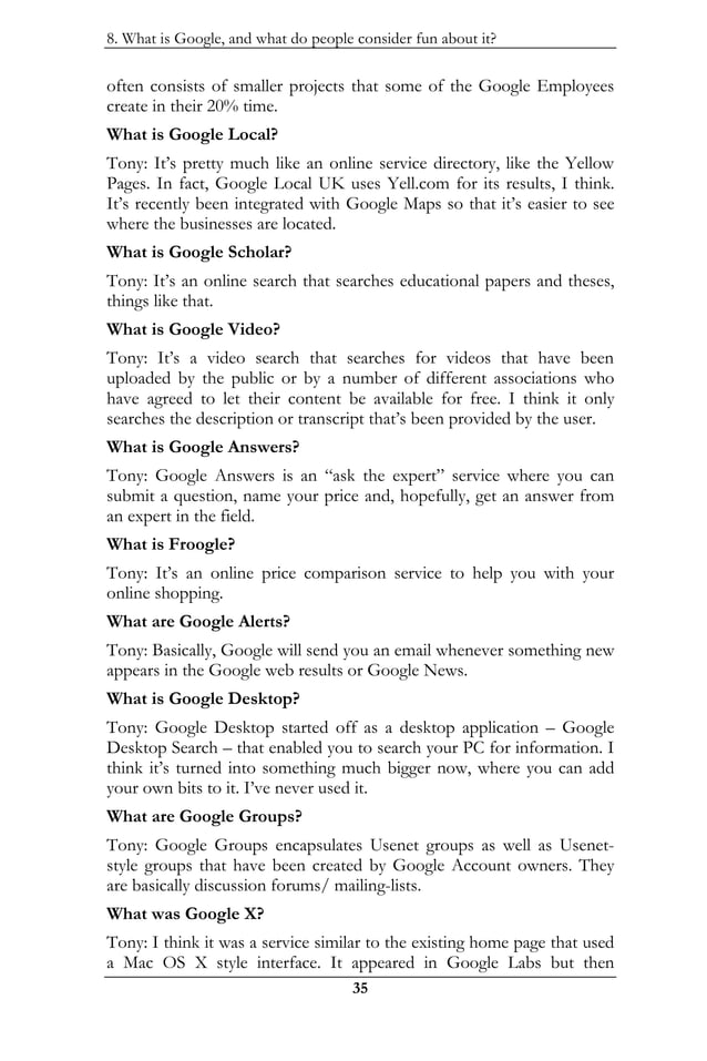 55 Ways To Have Fun With Google | PDF