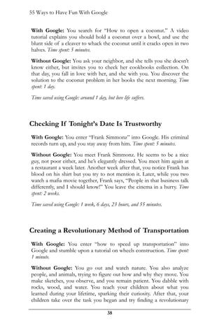 55 Ways To Have Fun With Google | PDF