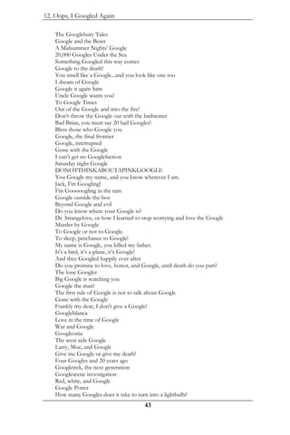 55 Ways To Have Fun With Google | PDF