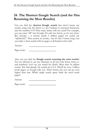 55 Ways To Have Fun With Google | PDF