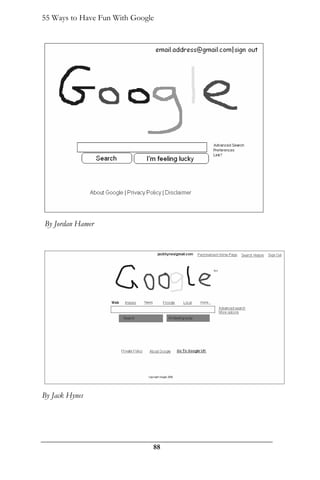 55 Ways To Have Fun With Google | PDF