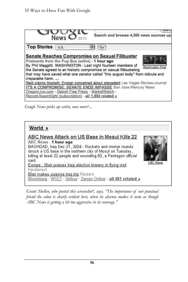 55 Ways To Have Fun With Google | PDF