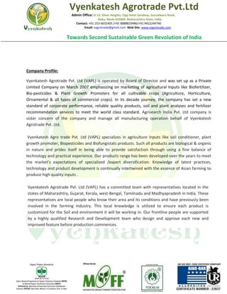 vapl company profile new | PDF