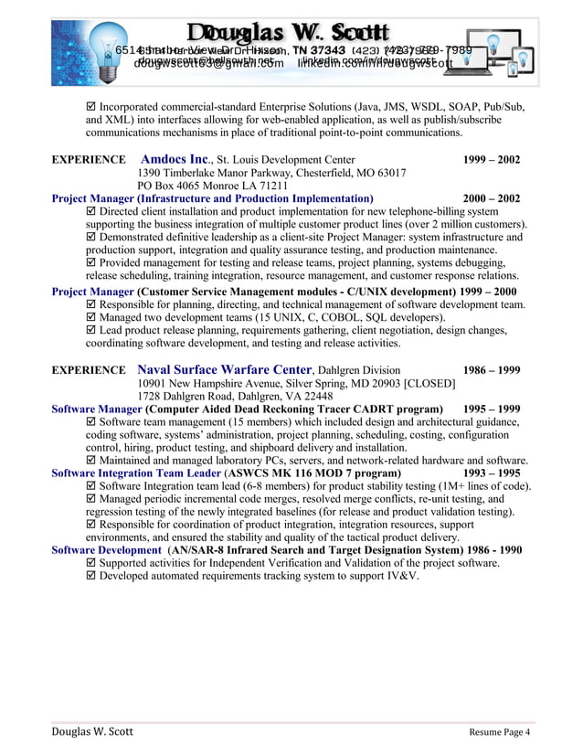 DOUG SCOTT resume - 2016 | DOC