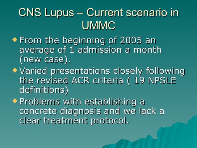 Neuropsychiatric_Systemic_Lupus_Erythematosus__NPSLE | PPT
