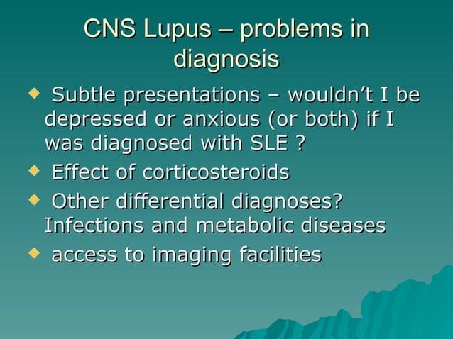 Neuropsychiatric_Systemic_Lupus_Erythematosus__NPSLE | PPT