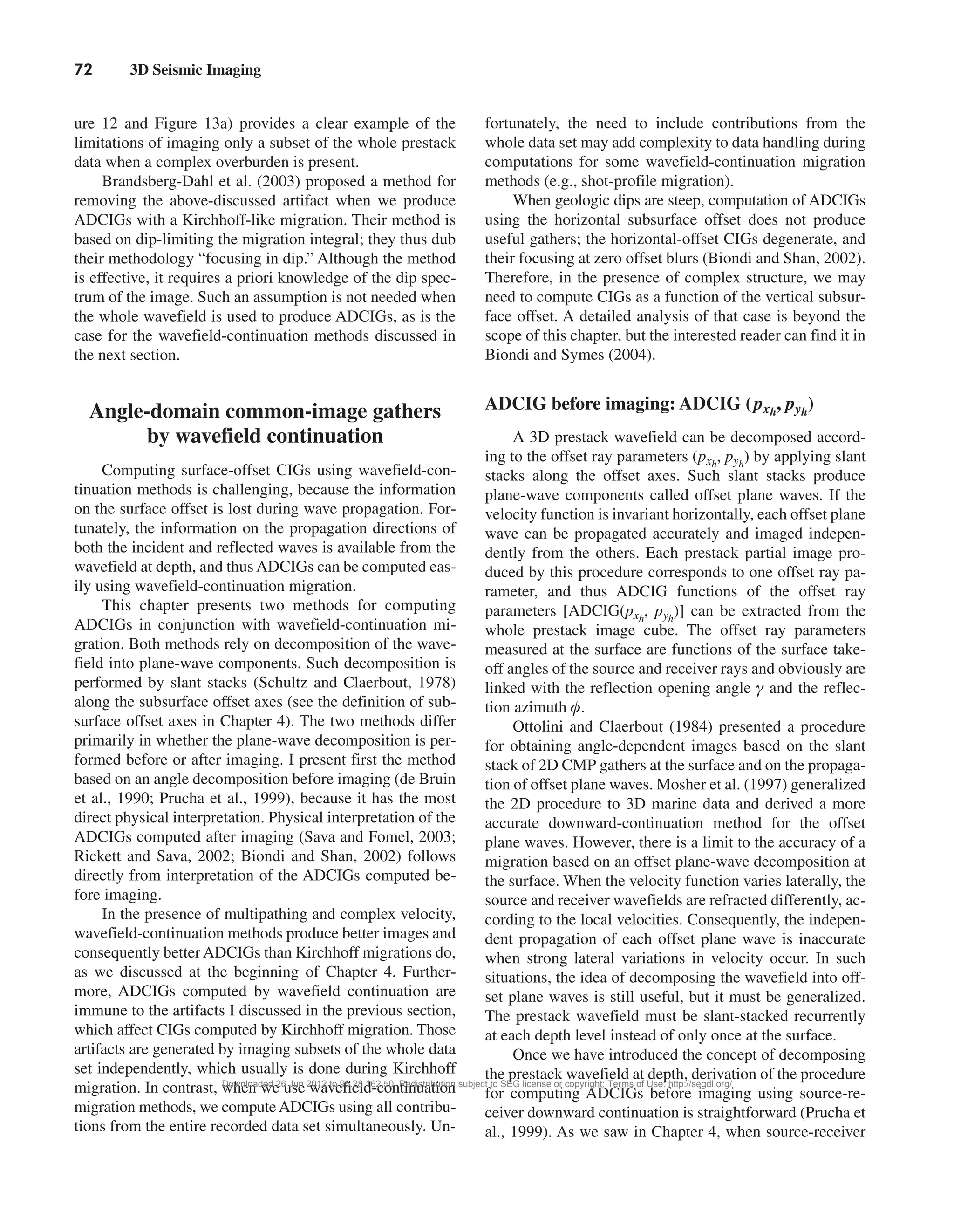 3d Seismic Imaging 1 Hardvd Biondo L Biondi | PDF