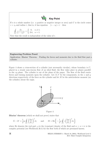 Complex Integral | PDF