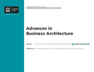 EAEC_BusinessArchitecture | PDF