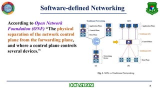 SDN-based Signal Performance Optimization in Campus Area Network | PPTX
