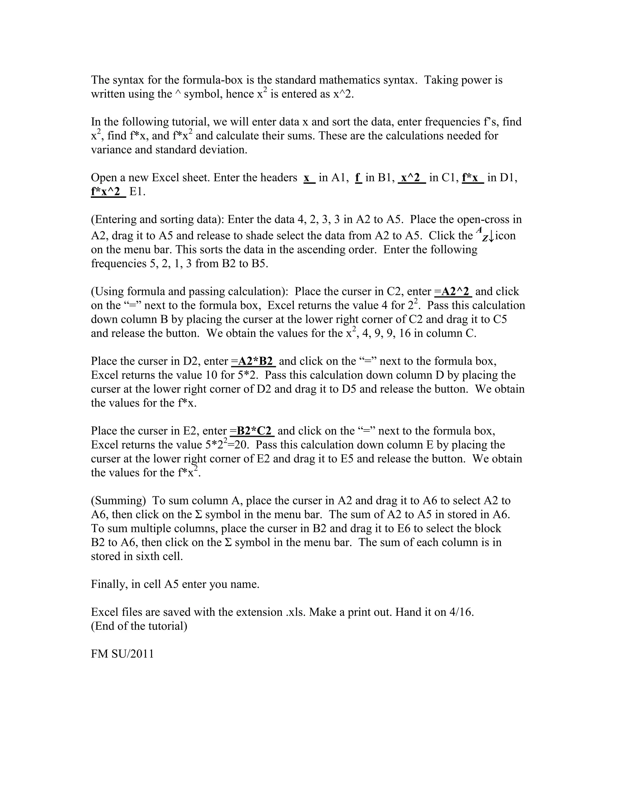 265 excel-formula-box | DOCX | Science