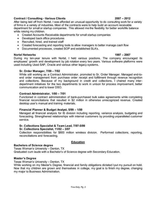 TINA DOTY | PDF