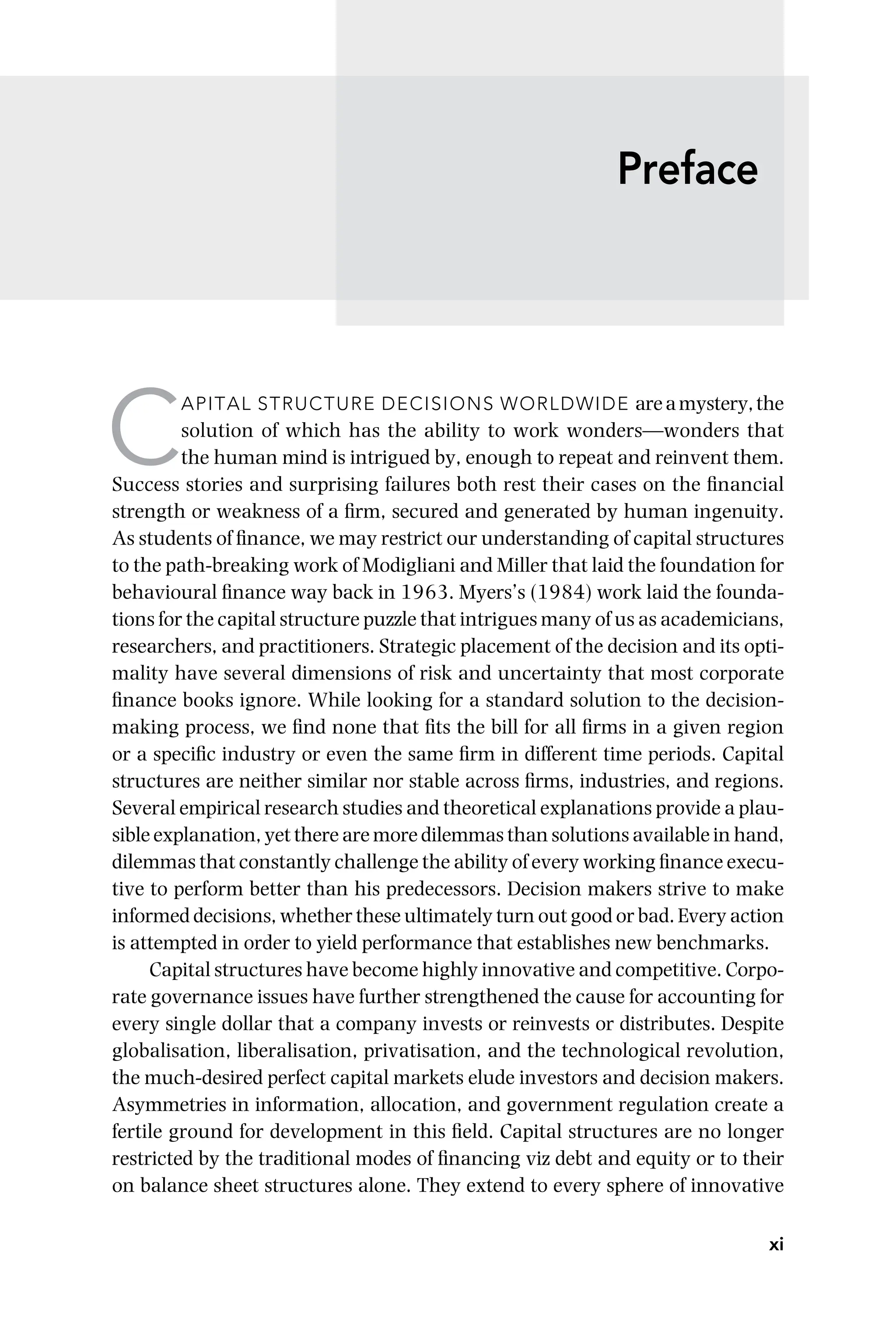 Capital Structure Decisions Evaluating Risk And Uncertainty 1st Edition Agarwal | PDF