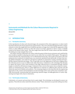 Fundamentals And Applications Of Colour Engineering Phil Green Editor | PDF