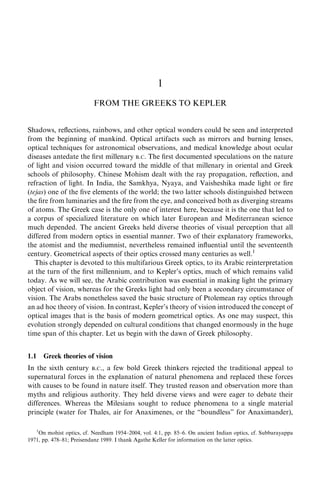 A History Of Optics From Greek Antiquity To The Nineteenth Century ...