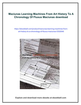 Maciunas Learning Machines From Art History To A Chronology Of Fluxus ...