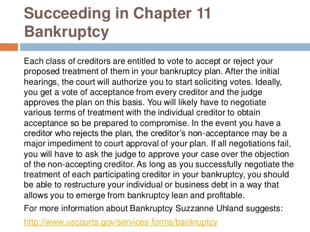 Chapter 11 Bankruptcy Explained