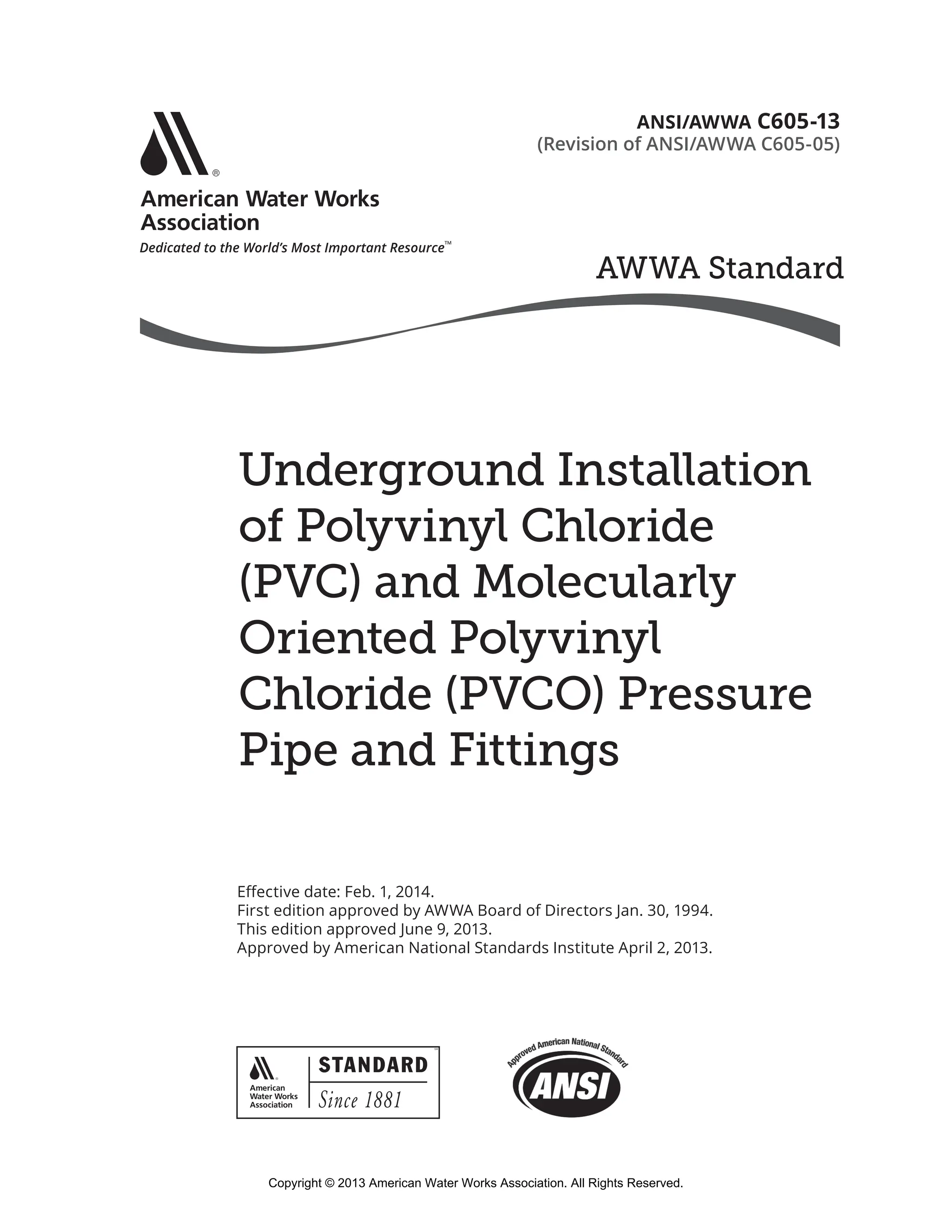 Underground Installation Of Polyvinyl Chloride Pvc And Molecularly ...