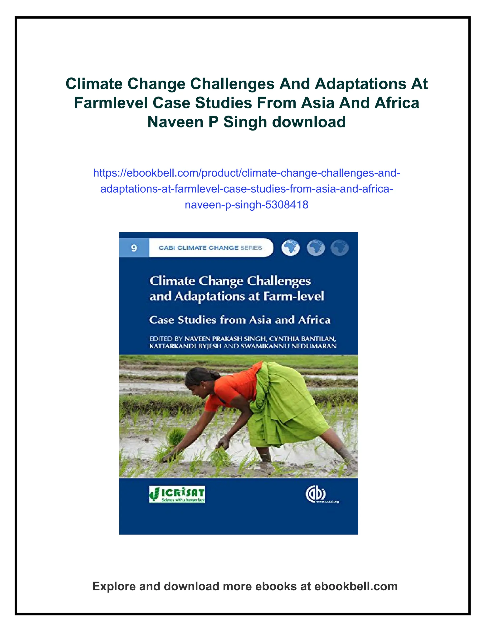 Climate Change Challenges And Adaptations At Farmlevel Case Studies ...