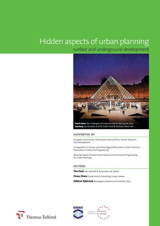 Hidden Aspects Of Urban Planning Surface And Underground Development Paul | PDF