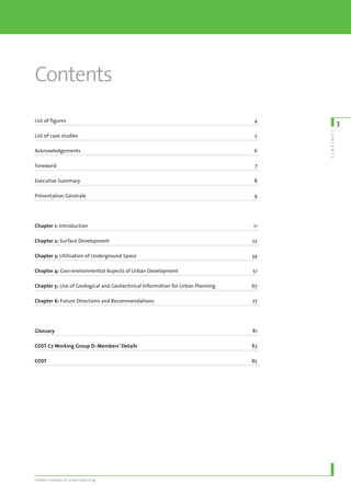 Hidden Aspects Of Urban Planning Surface And Underground Development Paul | PDF
