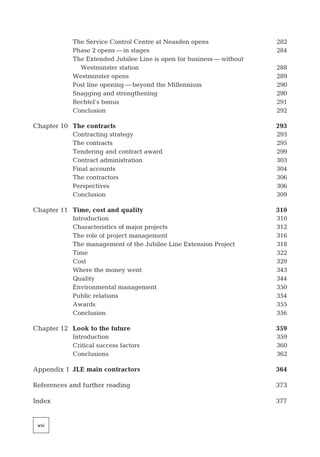 Jubilee Line Extension From Concept To Completion Mitchell | PDF
