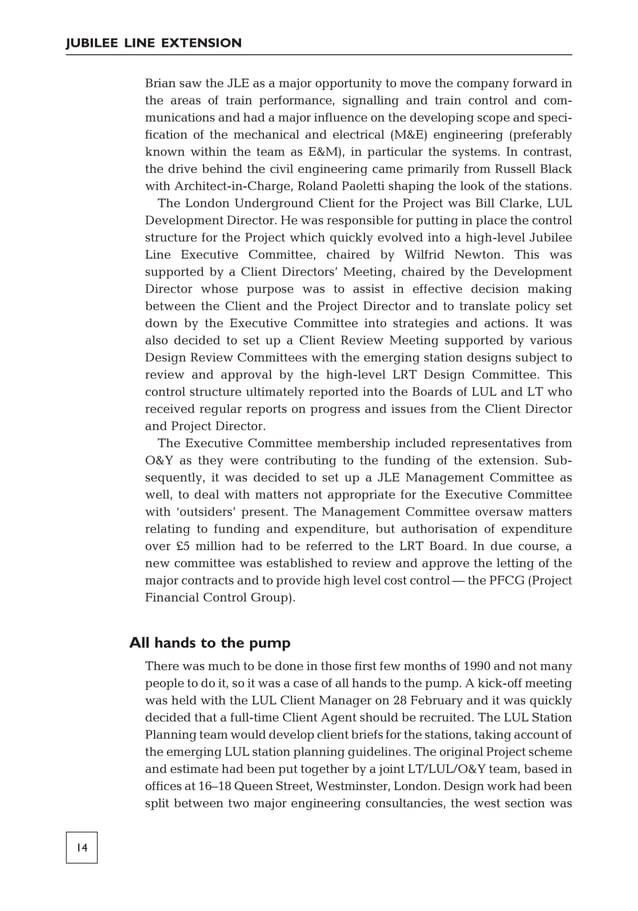 Jubilee Line Extension From Concept To Completion Mitchell | PDF