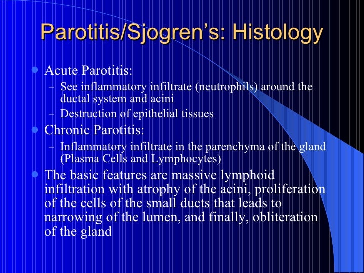 Sjogren-Parotitis