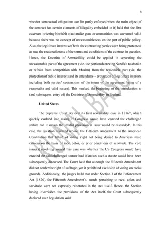 DOCTRINE OF SEVERABILITY | DOCX