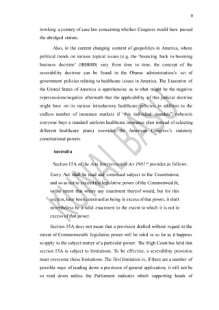 DOCTRINE OF SEVERABILITY | DOCX