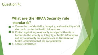 HIPPA Security Presentation | PPTX
