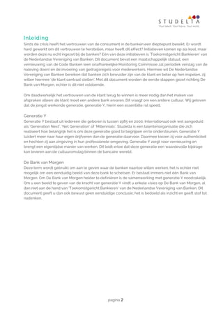 Jong talent over toekomstig bankieren (1) | PDF