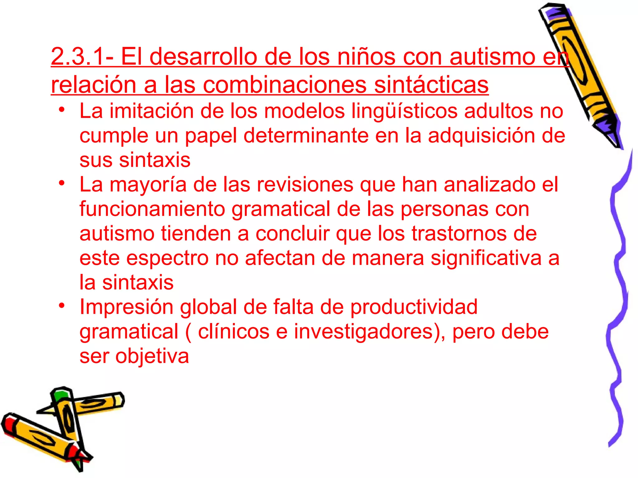 LENGUAJE AUTISMO | PPT