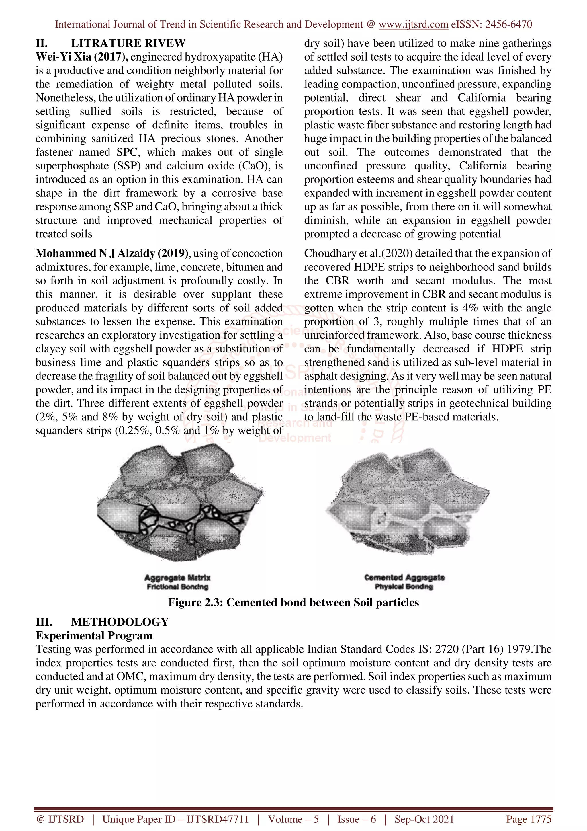 An Experimental Study of Soil Stabilization with Cement and Polymer | PDF