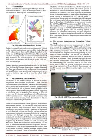 Determination of Local Site Effects in Taikkyi Area, Yangon Region by using Microtremor ...