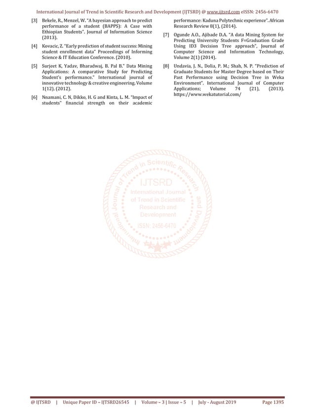 Using ID3 Decision Tree Algorithm to the Student Grade Analysis and Prediction | PDF
