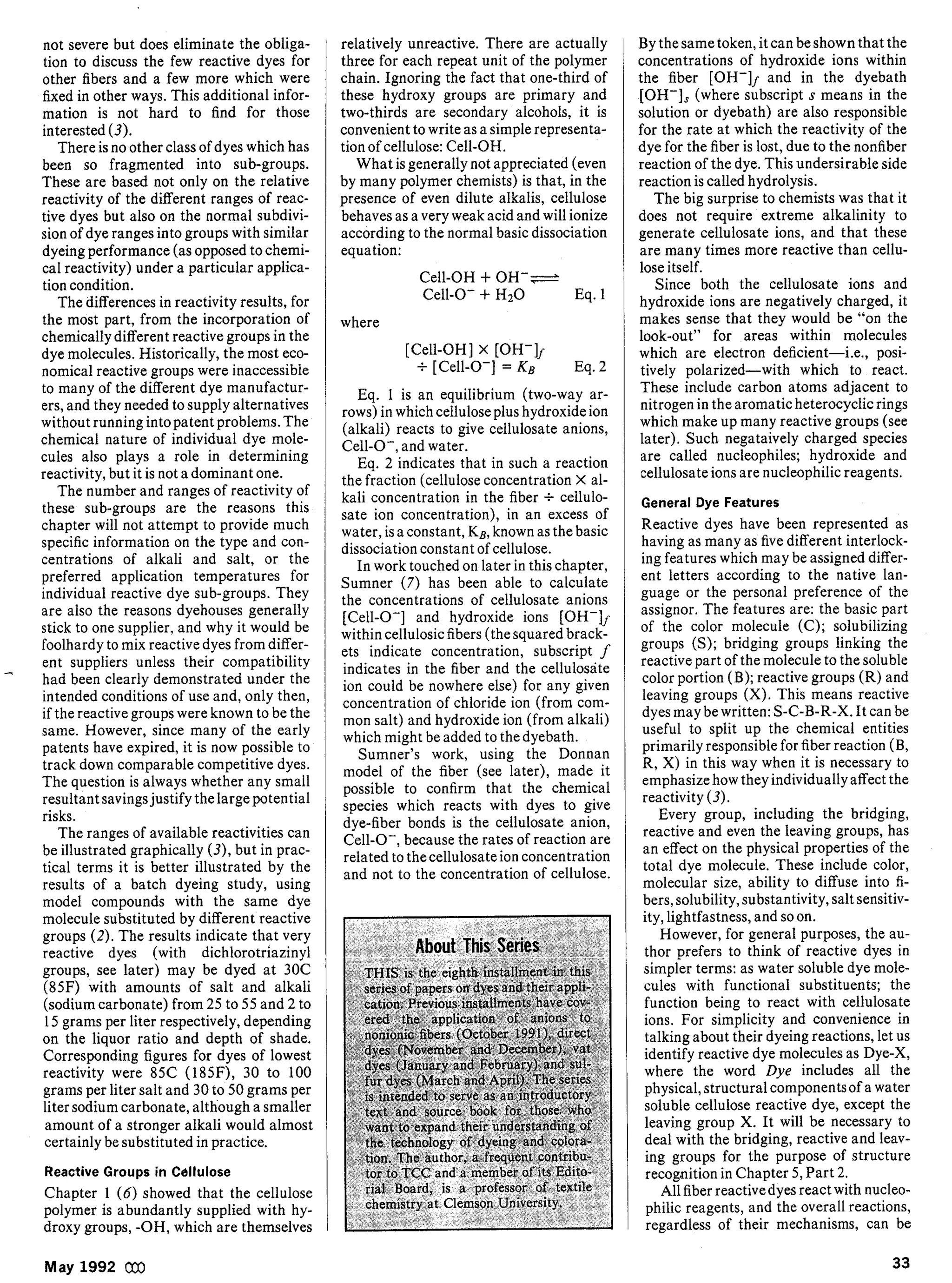 Reactive Dyes and their Application | PDF