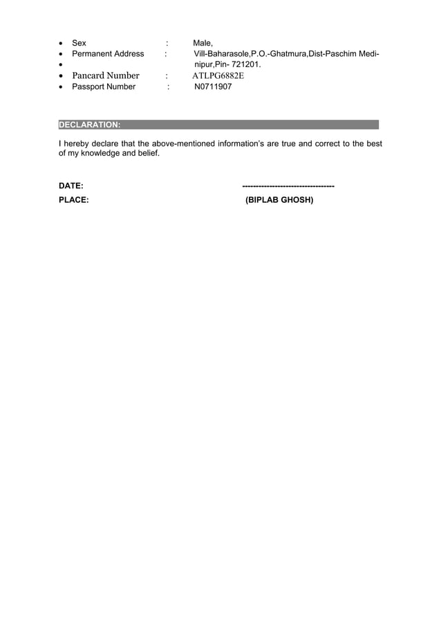 Biplab ghosh | DOC | Business Administration | Business