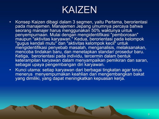 2661 922 Kaizen Budaya Organisasi | PDF